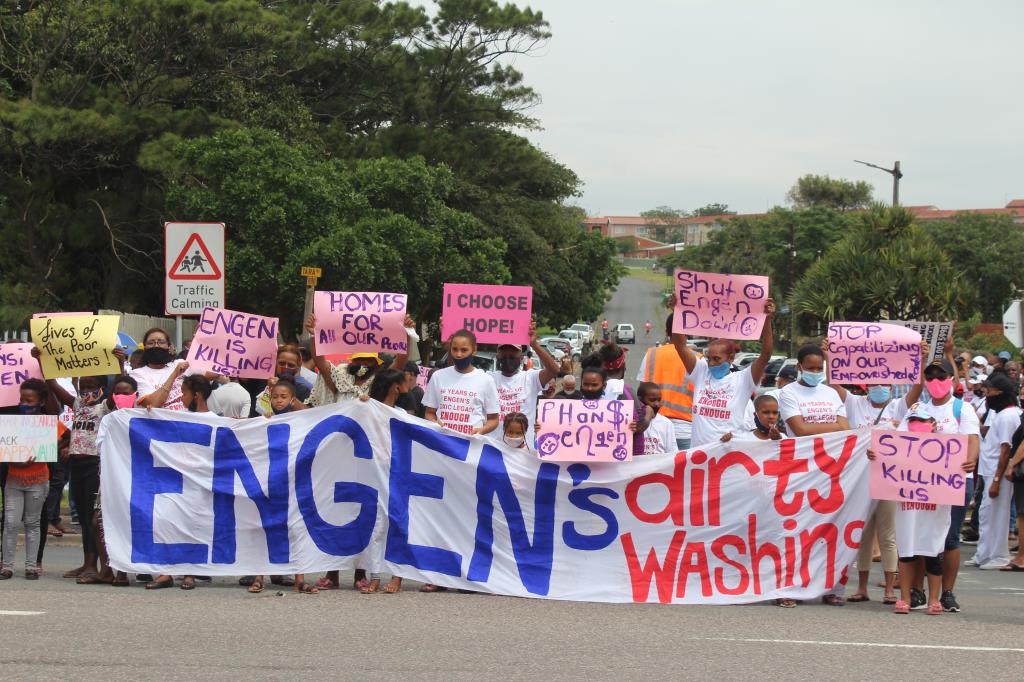 PICS & VID: Organisations call for Engen Refinery to be shut down ...