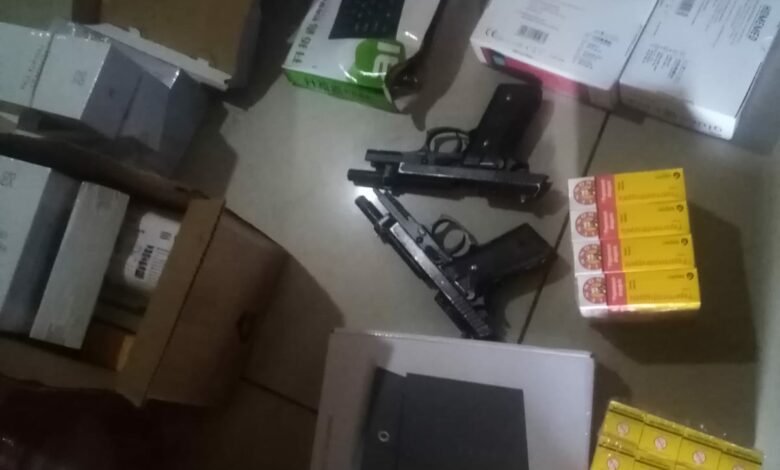 Joint operation leads to recovery of stolen goods, unlicensed firearms ...