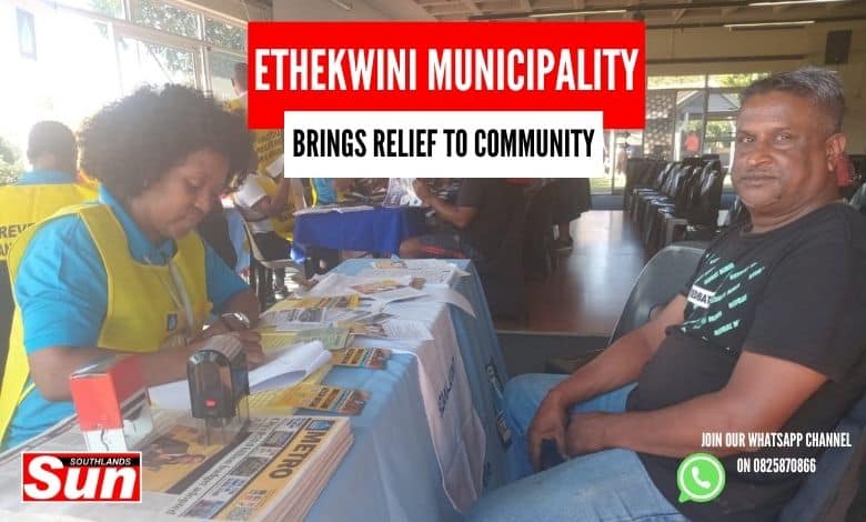 eThekwini Municipality outreach brings relief to the community ...