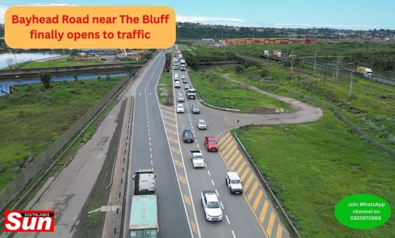 Bayhead Road near The Bluff finally opens to traffic | Southlands Sun