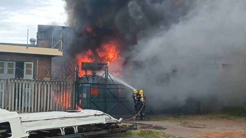 Watch: Major power station on fire in Wentworth | Southlands Sun