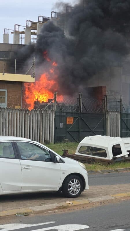 Watch: Major power station on fire in Wentworth | Southlands Sun