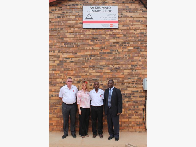 AA Khumalo Primary boasts with new name board | Lowvelder