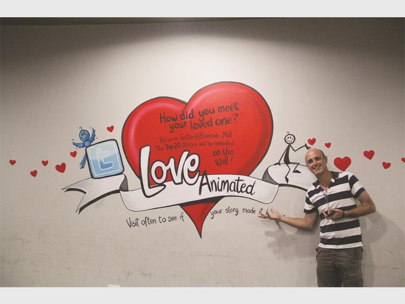 Maak jou liefdesverhaal in 'n muurportret by die mall | Lowvelder
