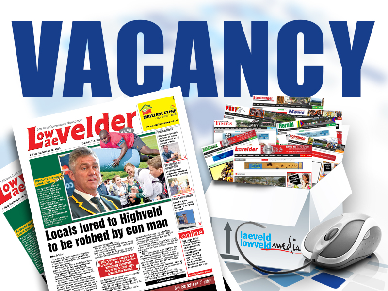Vacancy: Journalist positions | Lowvelder