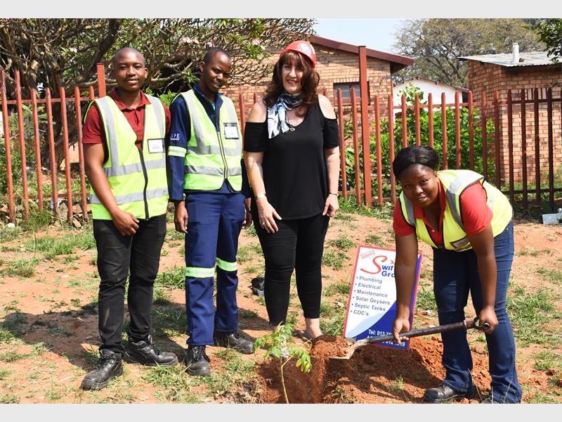 Companies set out to green Mshadza school | Lowvelder