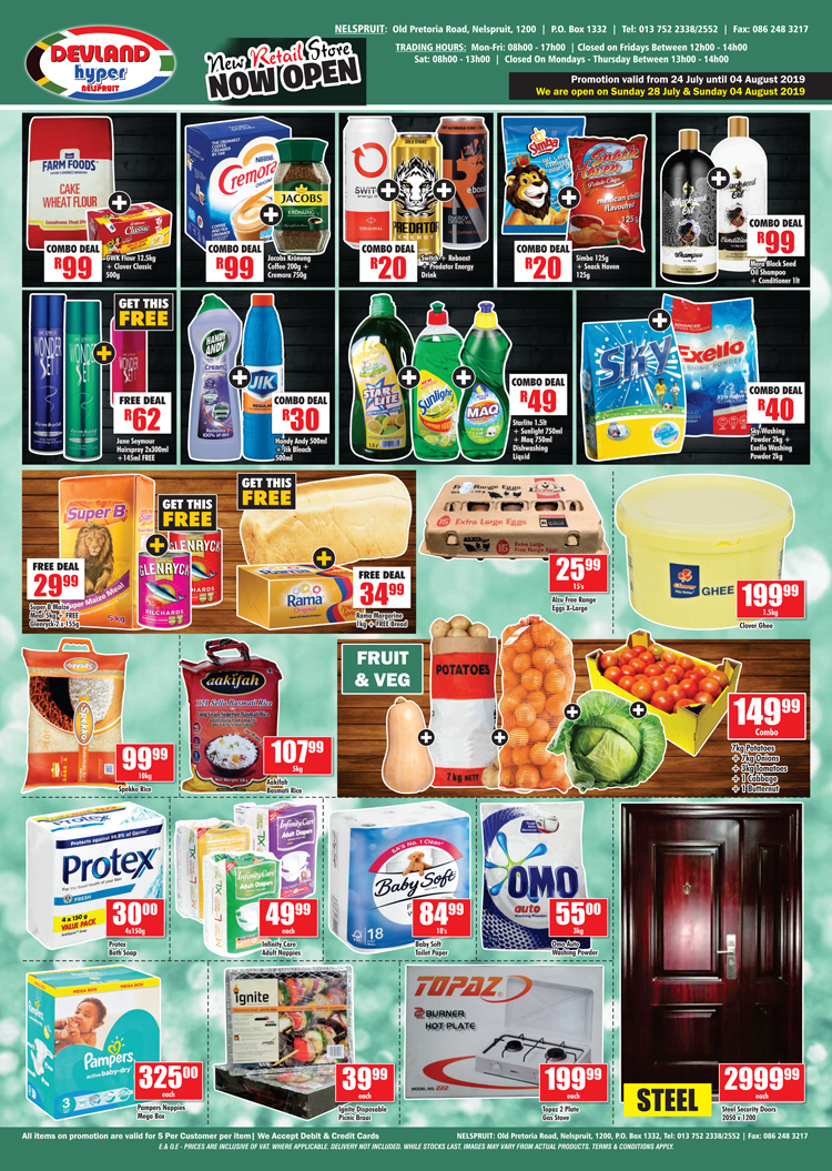 Check out these awesome month-end specials at Devland Hyper Nelspruit ...