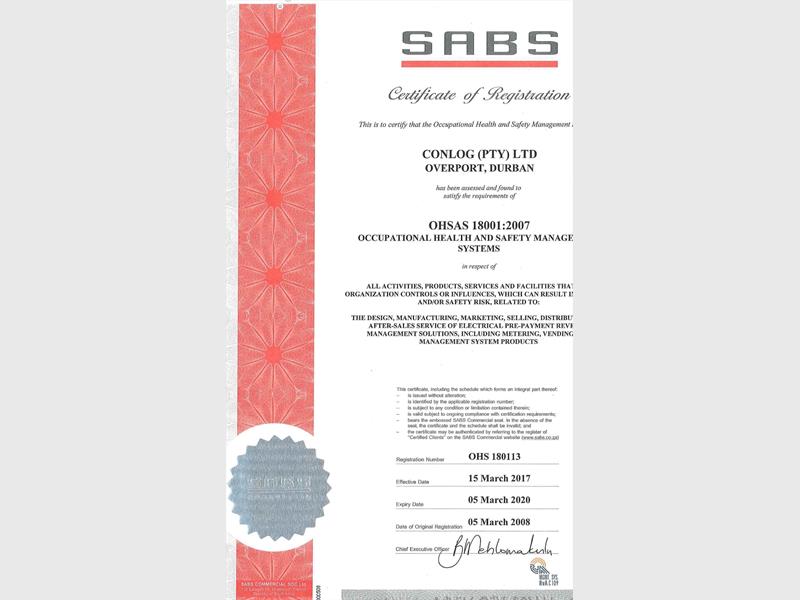 Meters are not certified by the SABS | Lowvelder