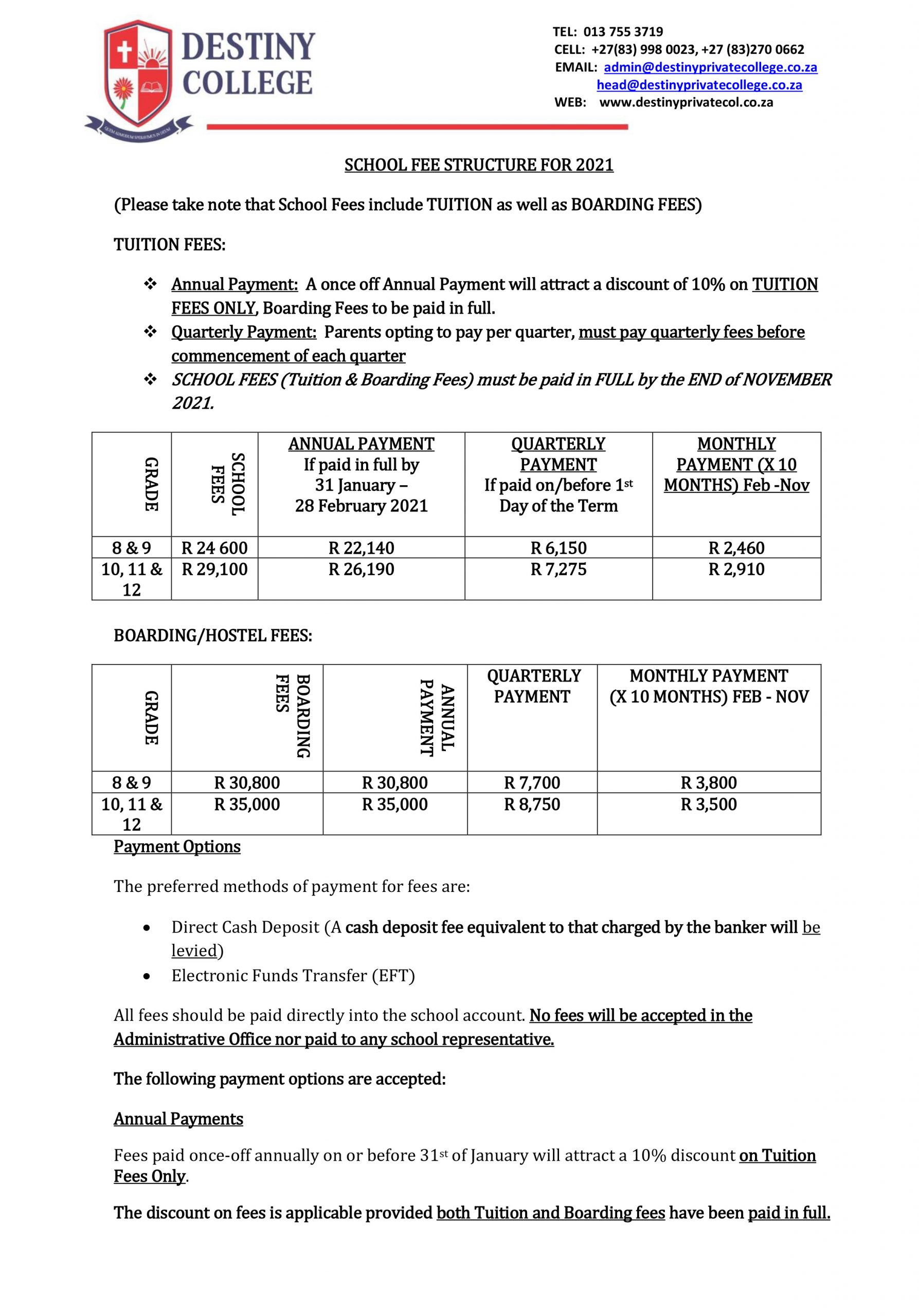 WATCH: We explore Destiny College outside of Mbombela - a home away ...