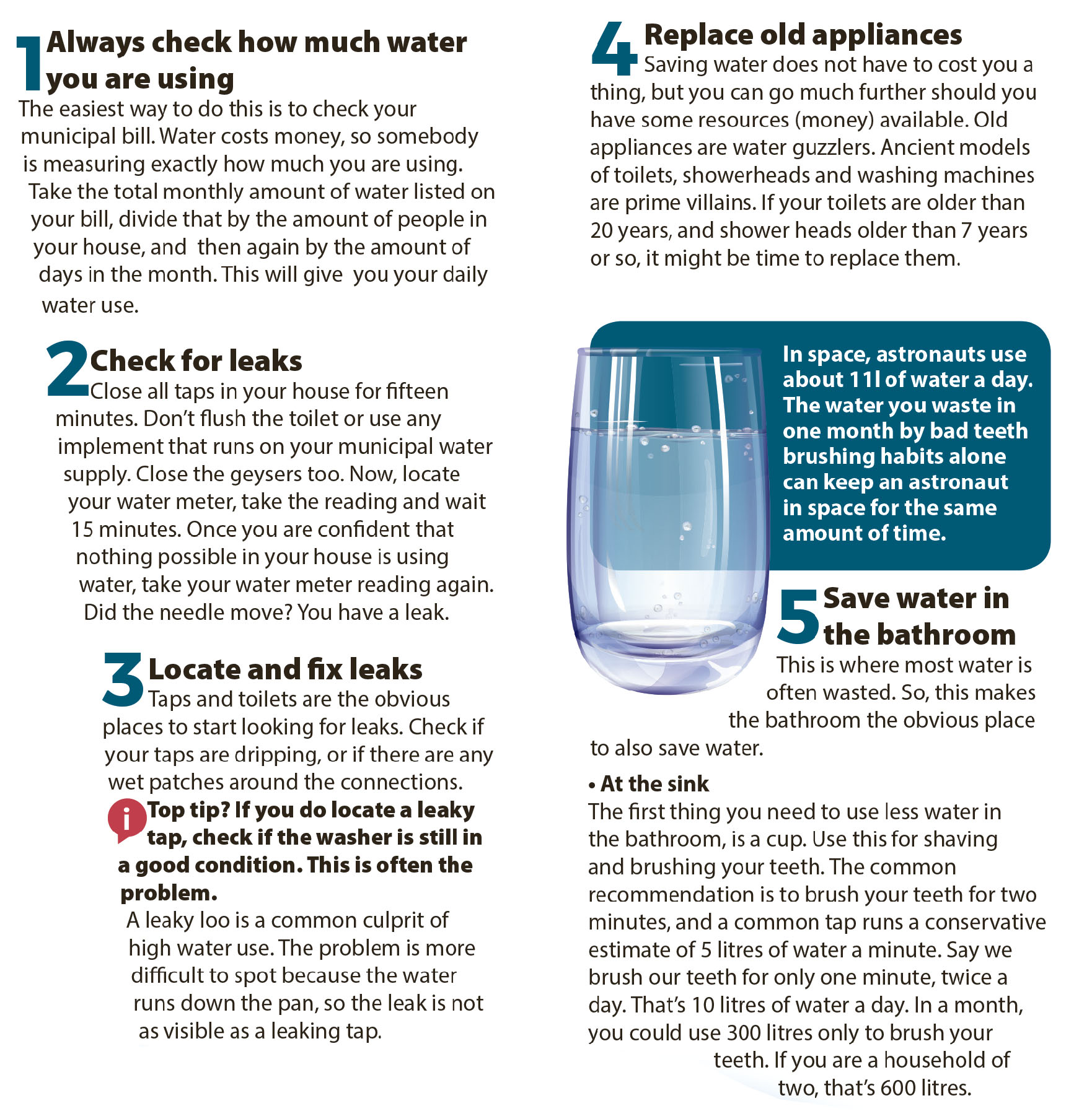 World Water Day - A 10 Step Guide to save water at home | Lowvelder