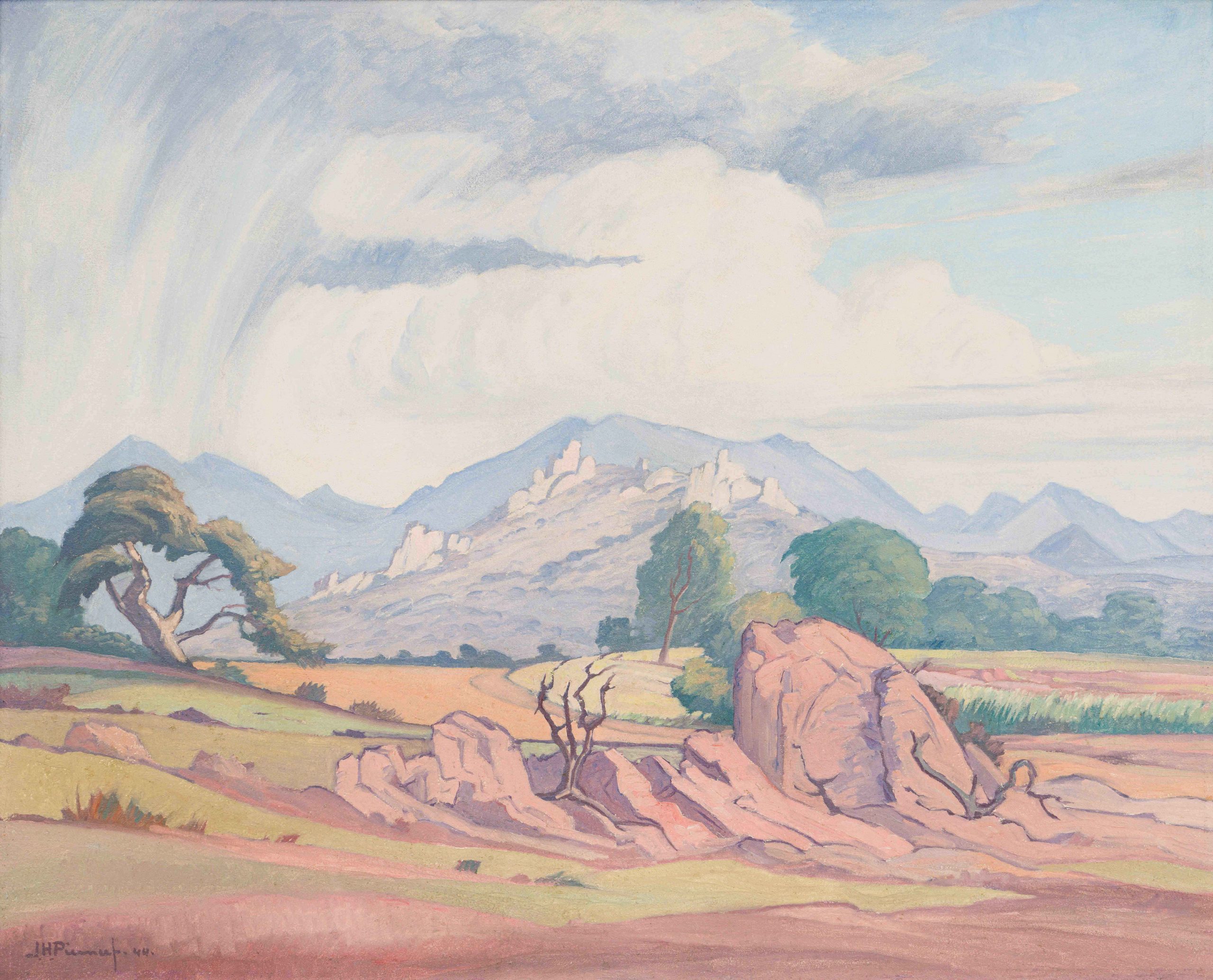 Pierneef, painter of breathtaking vistas and opulent clouds, in Strauss ...