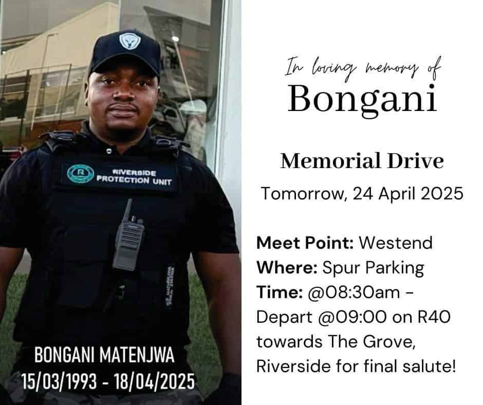 WATCH: Sirens wail through Mbombela for fallen Divergent Ops officer ...