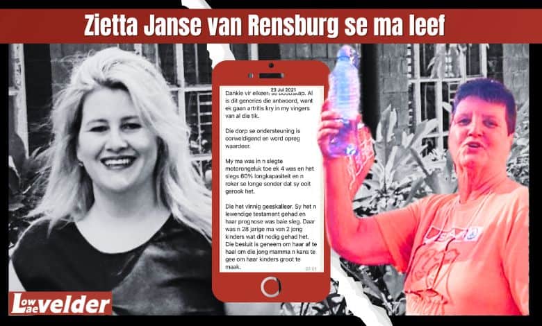 'Ek is nie dood nie!' Zietta se ma moeg vir liegstories | Lowvelder