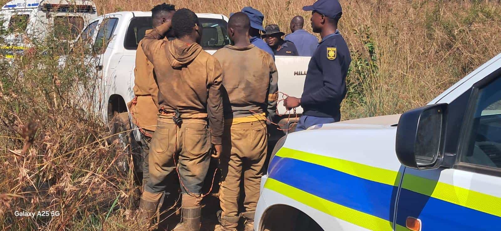 Crackdown near Mbombela nets illegal miners and their gear | Lowvelder