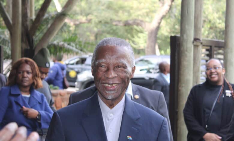 Former president Mbeki enjoys walkabout at Lowveld National Botanical ...