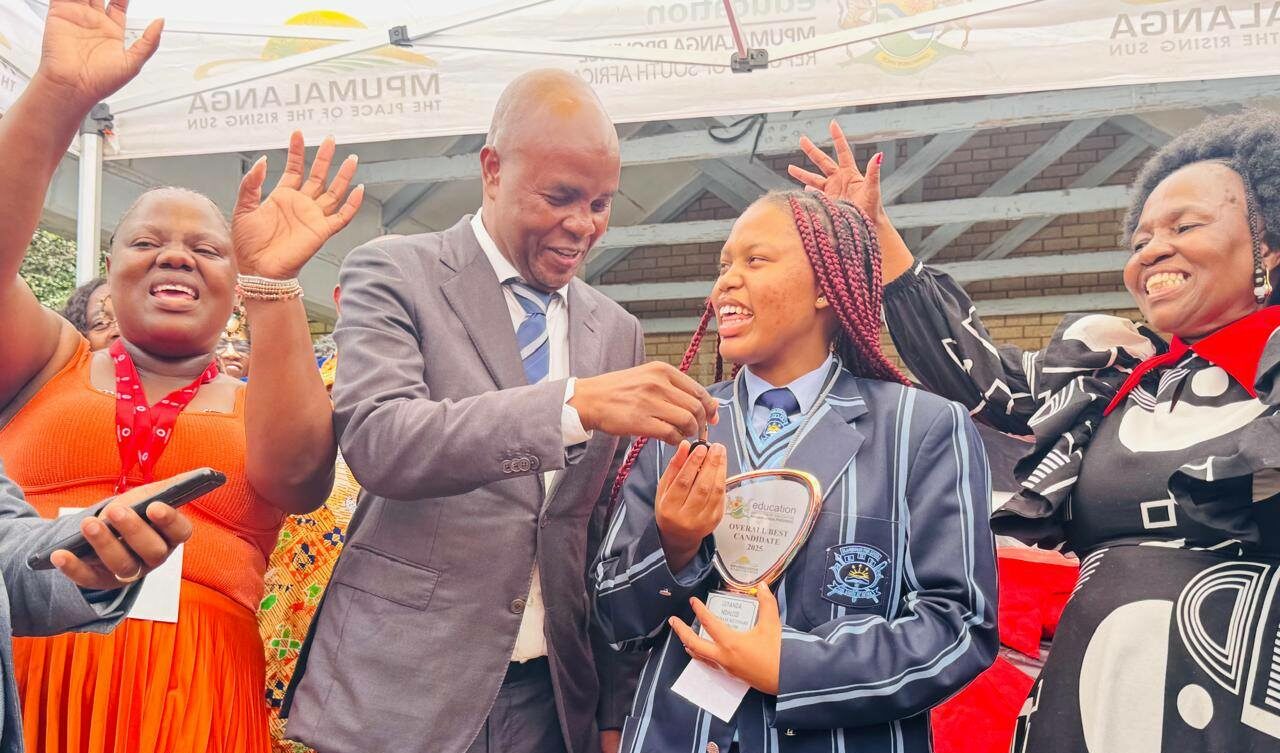 Volksrust pupil drives away in new car as a top achiever of Class of ...