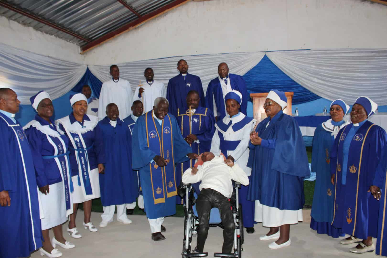 Joint church effort grants R22k electric wheelchair to Ngodini man with ...