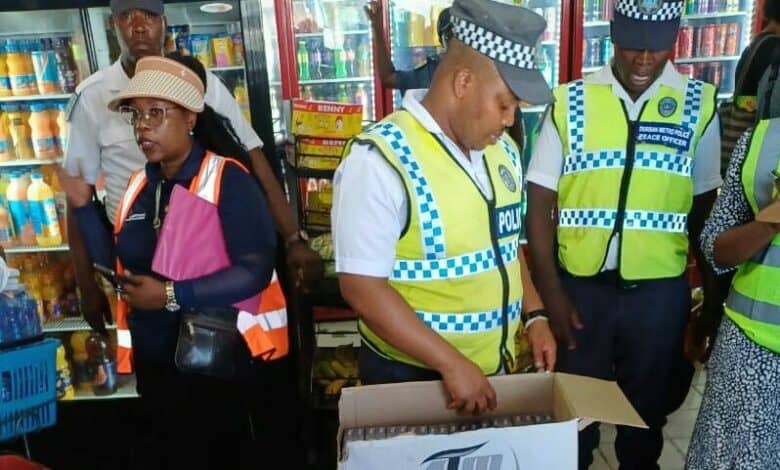 Hefty fines for illicit goods, expired foods in Durban Central | Berea Mail
