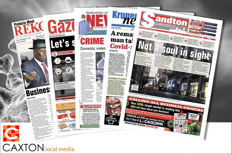 Covid-19: Caxton Local Media temporarily ceases printing Gauteng ...