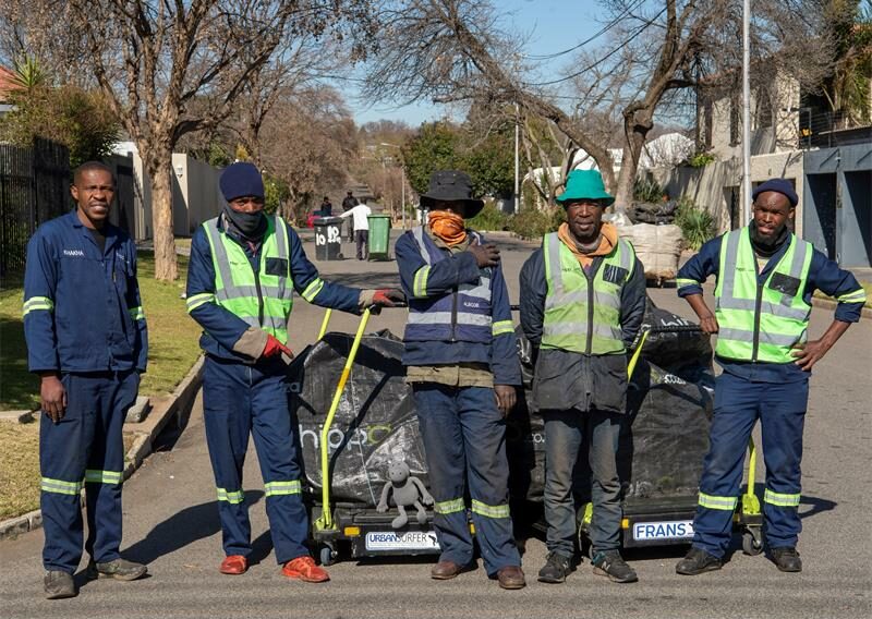 Alex waste pickers make a killing in Sandton streets | Alex News