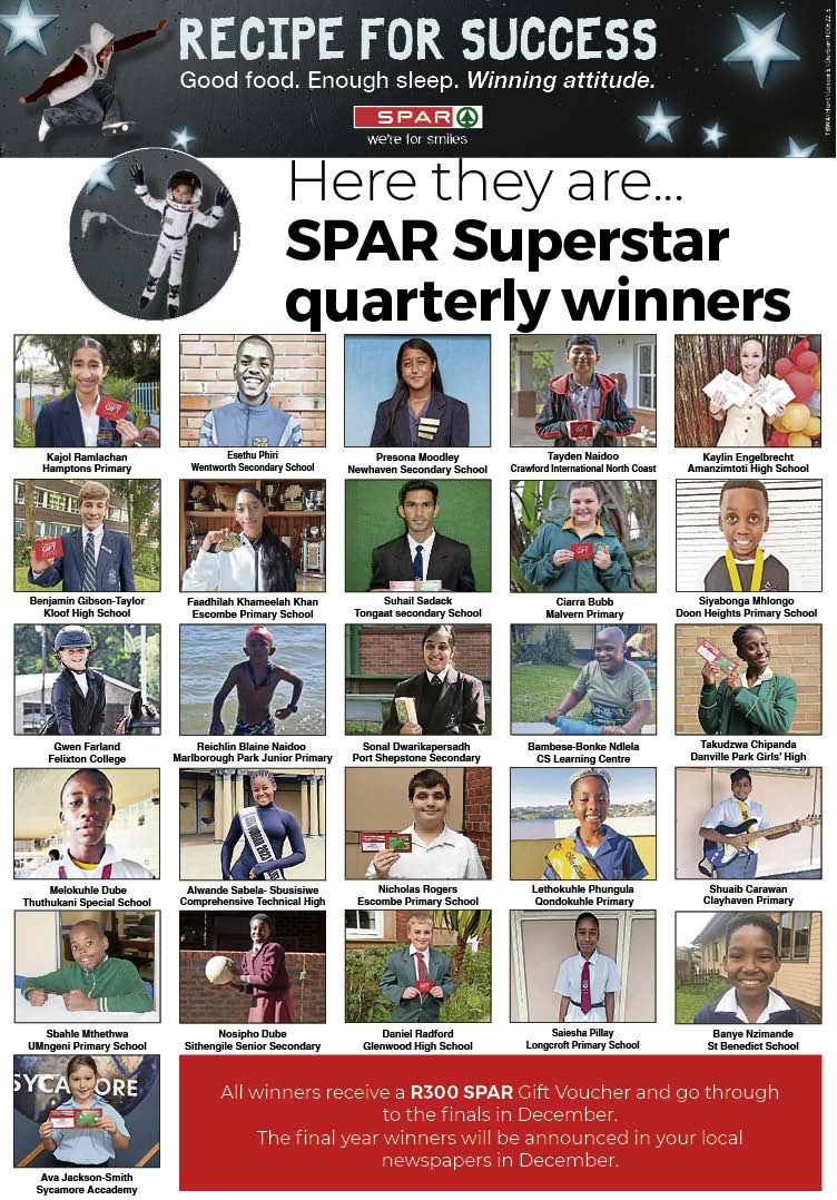 Spar Quarter Winners 2023 | Northglen News