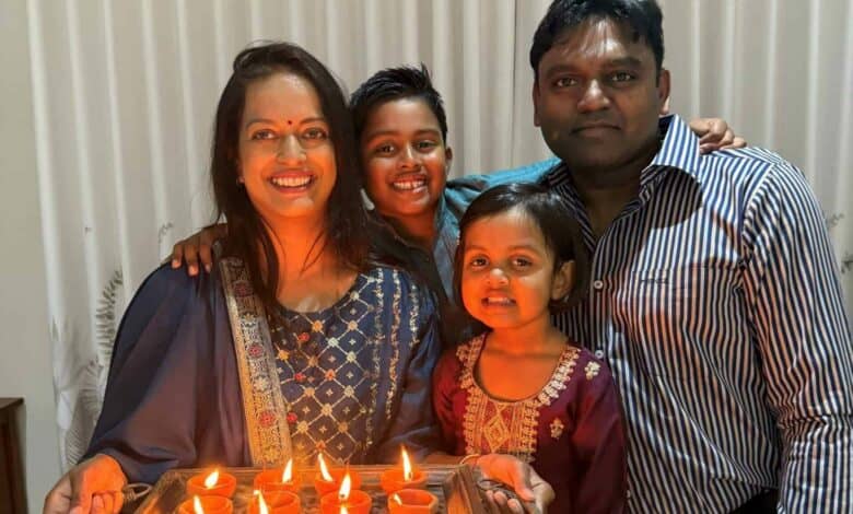 Family spreads light from their home to yours this Deepavali ...