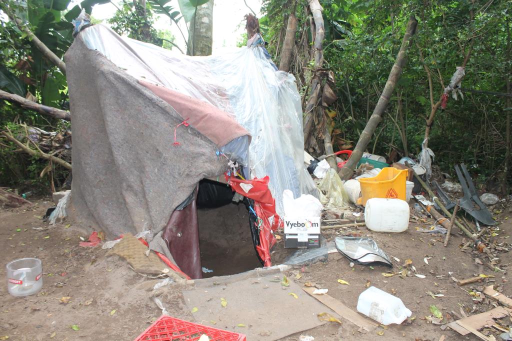 PHOTOS: Vagrants set up 'house' at Scottburgh Golf Club | South Coast ...