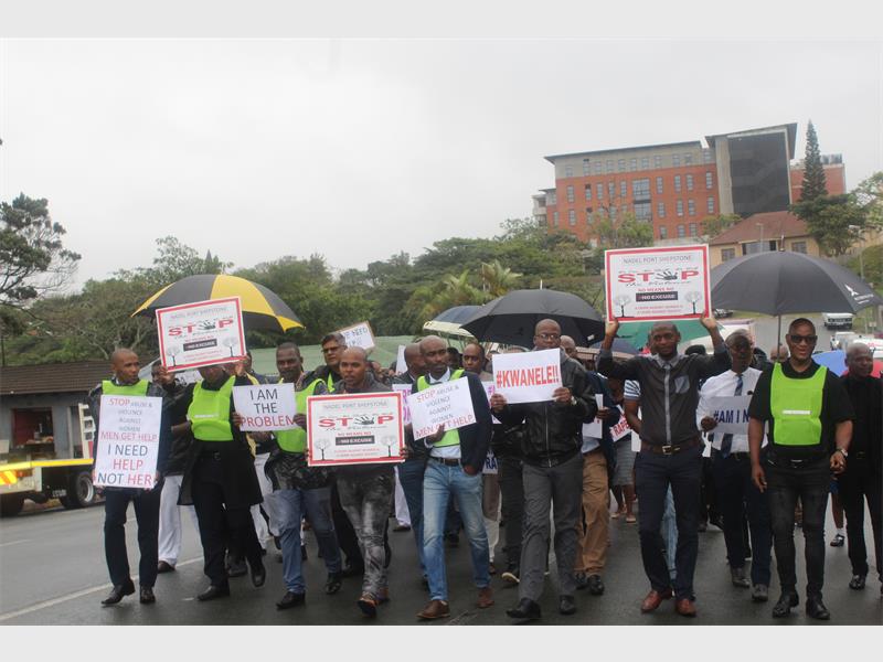 Men march against GBV | South Coast Herald