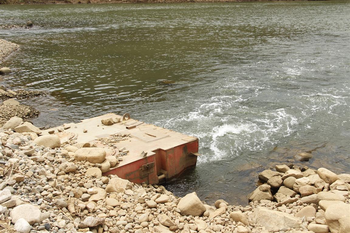 Water Update: Emergency berm being placed in order to contain saline ...