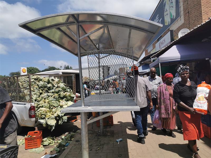 New stalls for Umzinto traders | South Coast Herald