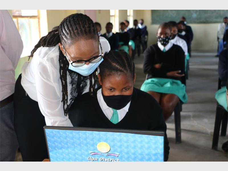 Ugu mayor makes donation of laptops and school uniforms | South Coast ...