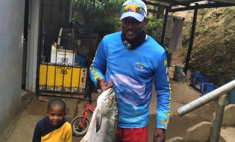 Hooked on fishing: Garrick in the pit | South Coast Herald