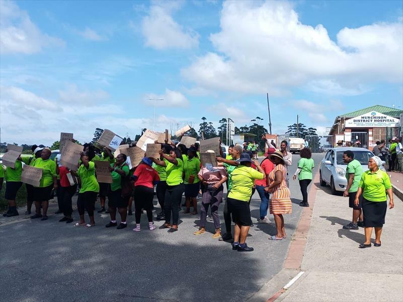 Hospital's cleaners seek resolution to grievances | South Coast Herald