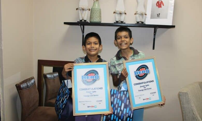 Heroic boys save pensioner | South Coast Herald