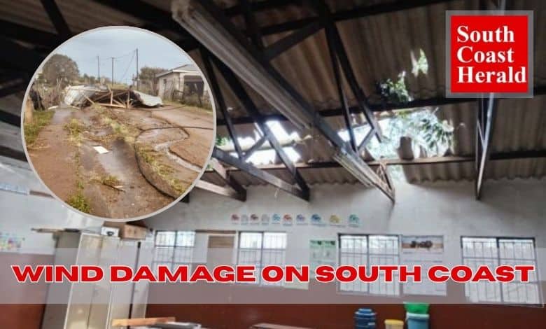 WATCH: Wind damage on South Coast, road closed due to snow in Kokstad ...