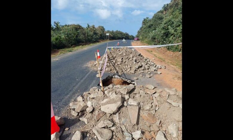 Beware of sinkhole near Rocky Bay | South Coast Herald