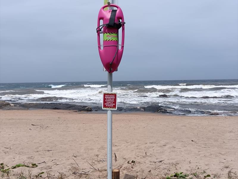 Message to thief: 'Return our pink buoy at Umzumbe Beach' | South Coast ...