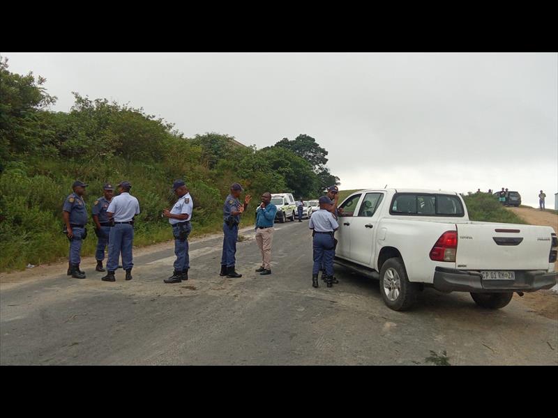 Day 2: Protest action continues at Oshabeni | South Coast Herald