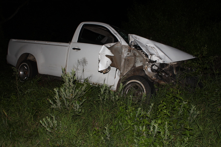 Bakkie rams into motorbike at traffic lights on John Ross Parkway ...
