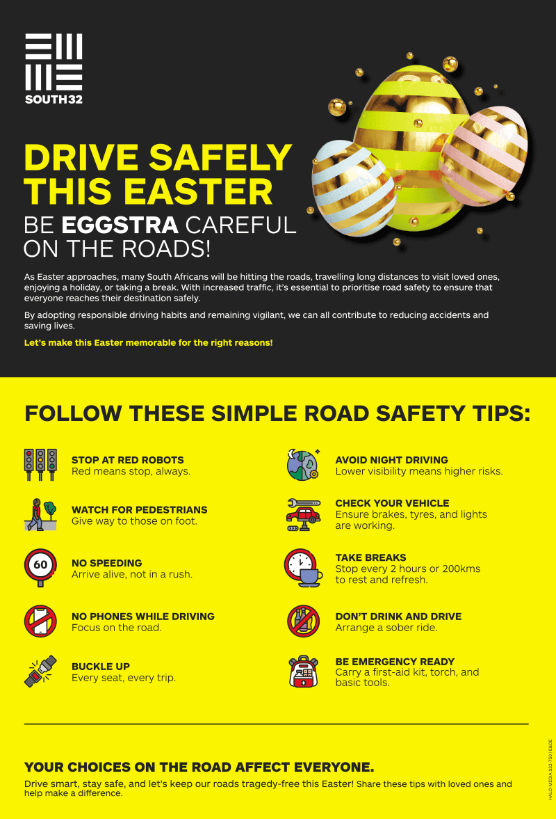 South32: Drive Safely This Easter | Zululand Observer