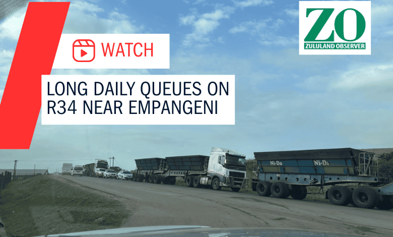 WATCH: Roadwork rage: Daily queues on R34 irk motorists | Zululand Observer