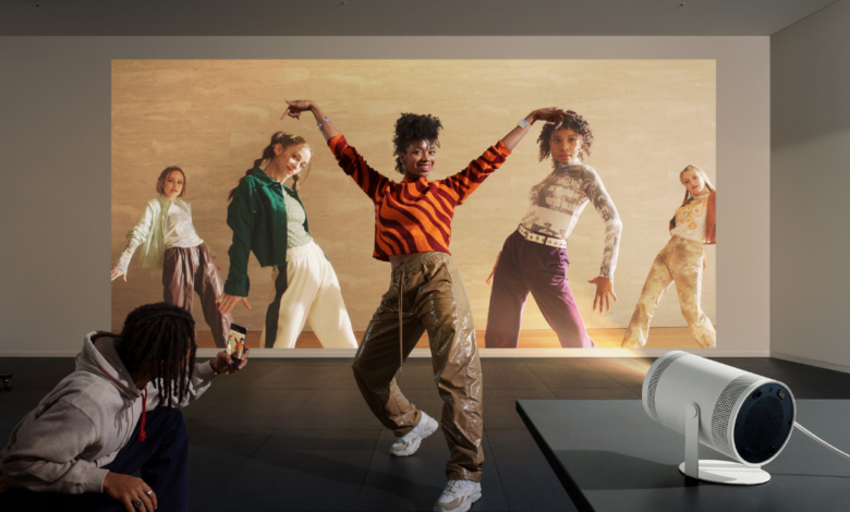 Project your vibe with the new Samsung Freestyle 2nd Gen projector