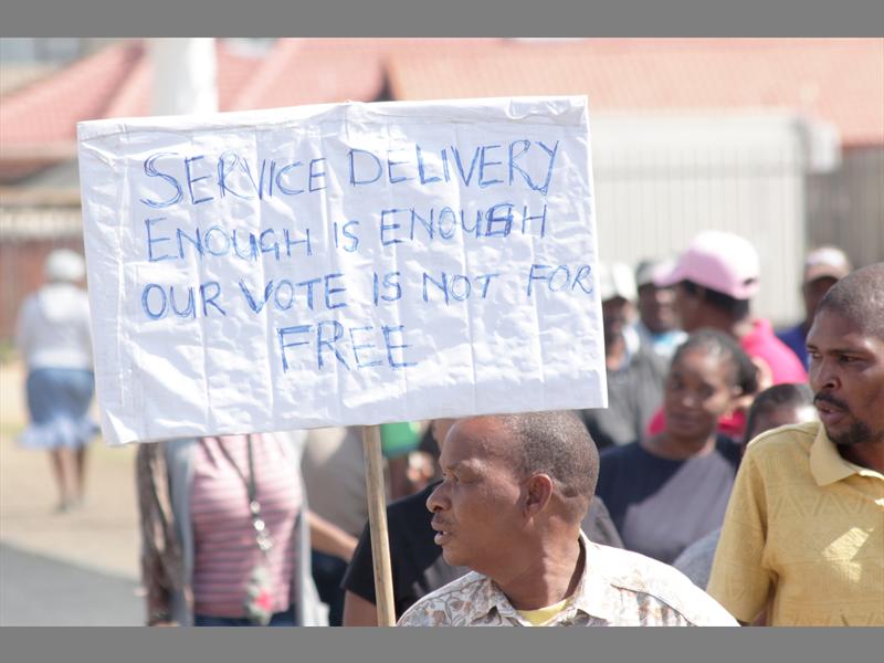 Service delivery protest in Ebony Park | Midrand Reporter