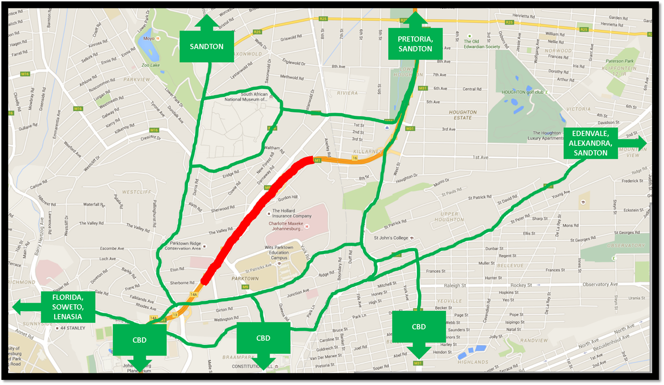 Major traffic disruptions to take place on M1 highway | Midrand Reporter