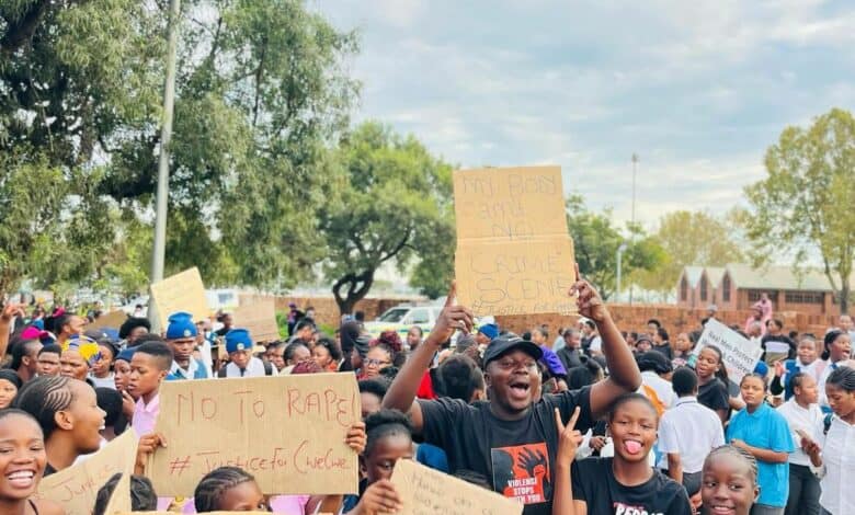 WATCH: Mayibuye residents demand justice for 7-year-old alleged rape ...