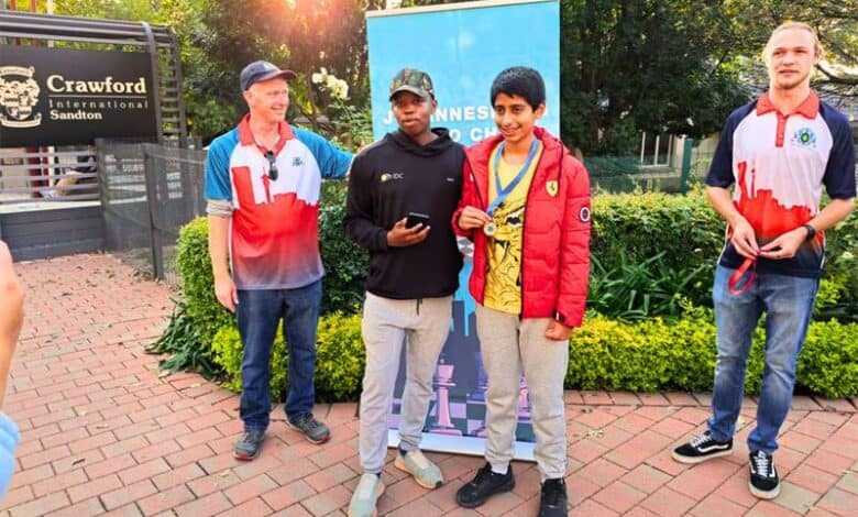 Midrand Chess Club’s prodigy Arham Khalife wins gold at JMC Crawford ...