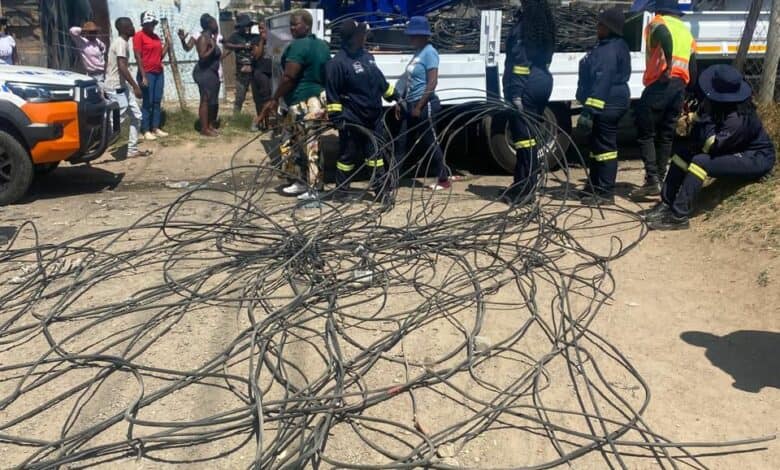 City Power seizes 2 000kg of stolen cables during operation in Rabie ...