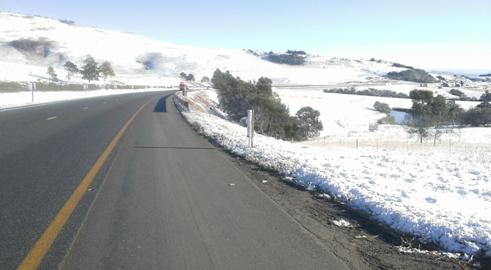 Snow blankets inland towns | Northern Natal News