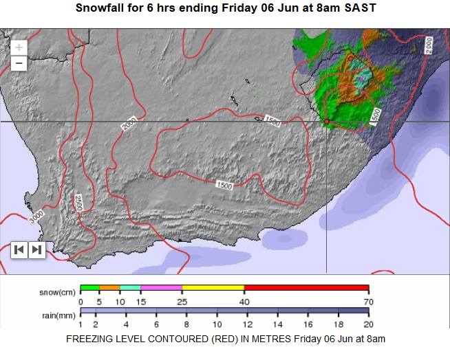 Weekend snow warning for Van Reenen | Northern Natal News