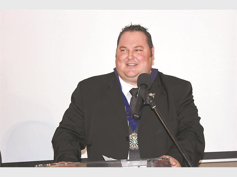 Johan Pieters, the new chair of Ncandu 86 Round Table | Northern Natal News